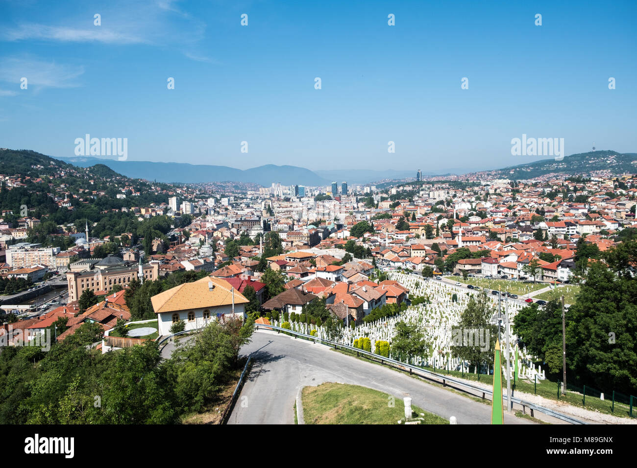 View sarajevo capital city bosnia hi-res stock photography and images ...