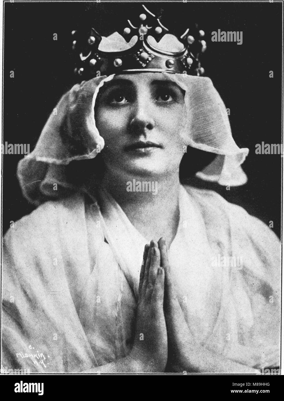 Florence Easton in 'Saint Elizabeth'.Photograph by Herman Mishkin Stock ...