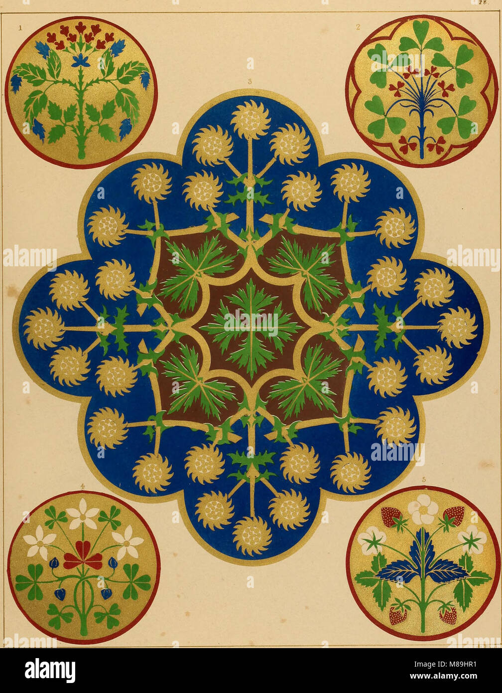 Floriated ornament- a series of thirty-one designs (1849) (14596139768 ...