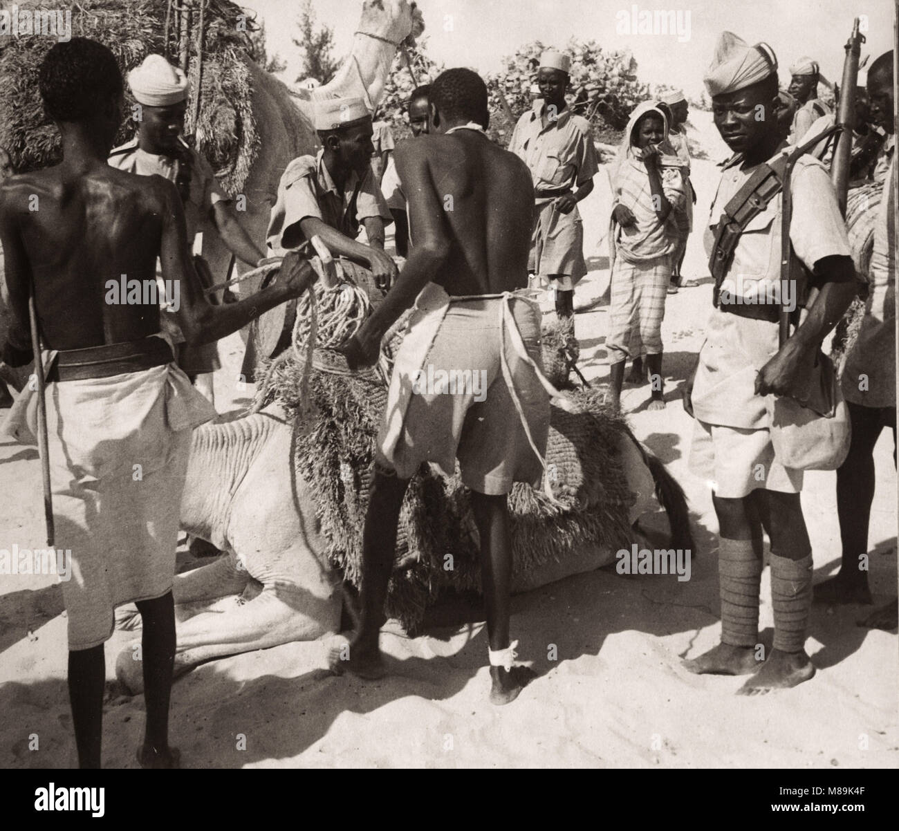 1940s East Africa -the market in Bardera - Italian Somaliland, Somalia ...