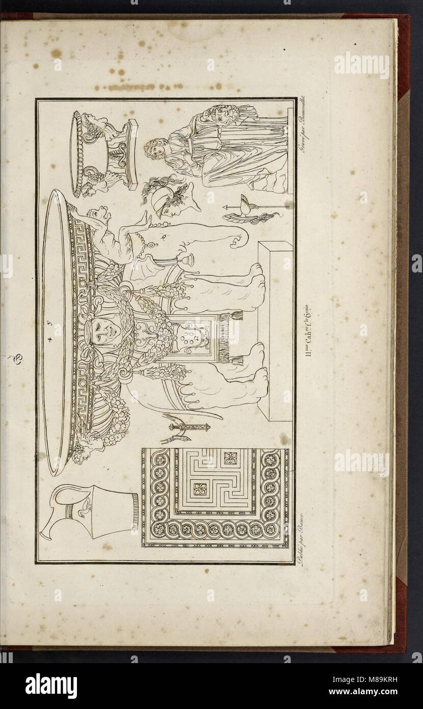 Fragmens d'architecture, sculpture et peinture, dans le style antique ...