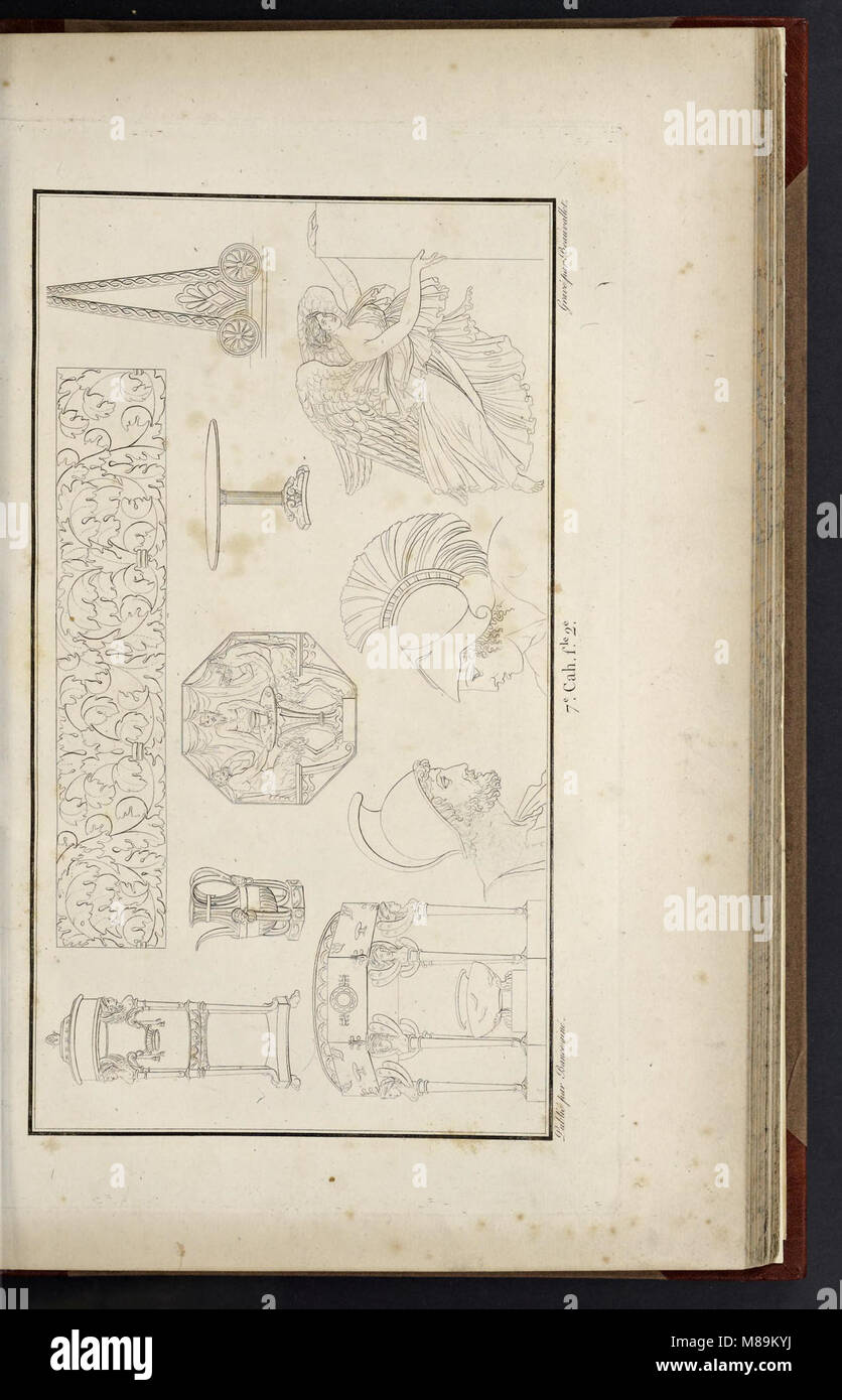 'Fragmens d'architecture, sculpture et peinture, dans le style antique ...