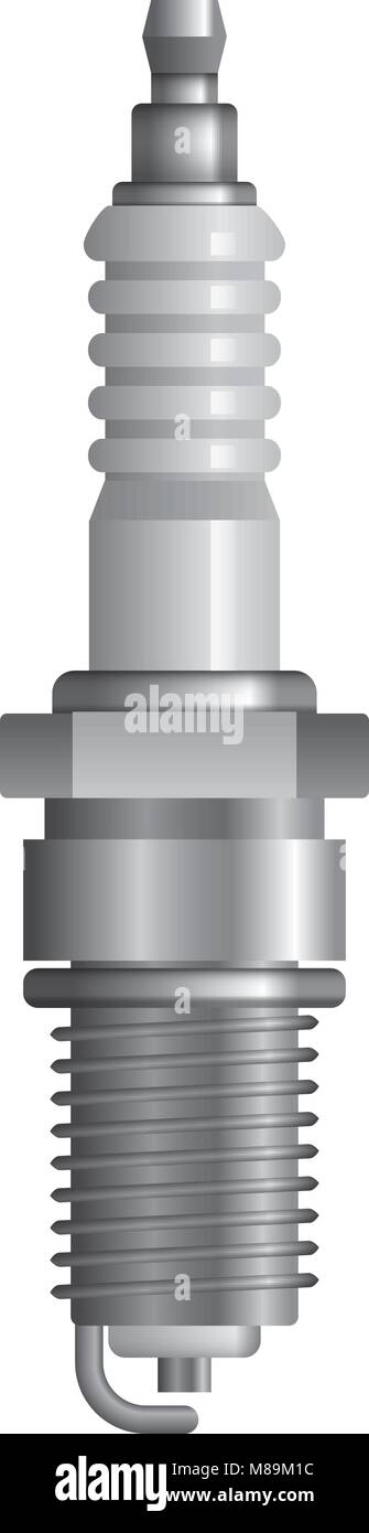 illustration of spark plug for car Stock Vector Image & Art - Alamy