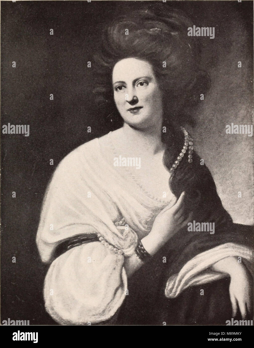 Francis Cotes - Portrait of the Countess of Craven Stock Photo - Alamy