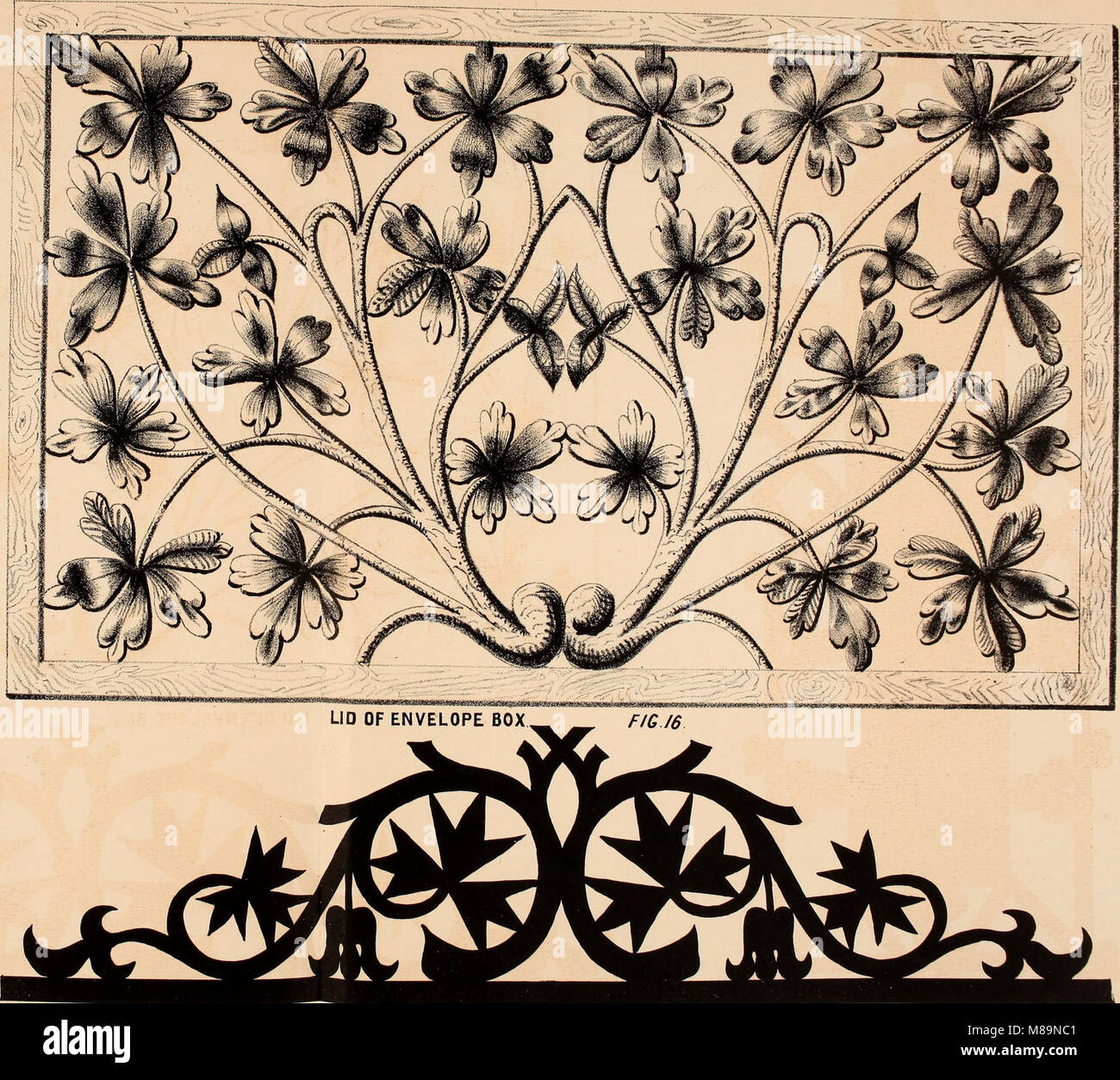 *Fret Cutting and Perforated Carving* (1870) is a manual offering step ...