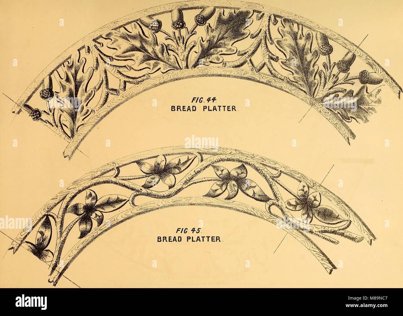 Fret cutting and perforated carving, with practical instructions (1870 ...