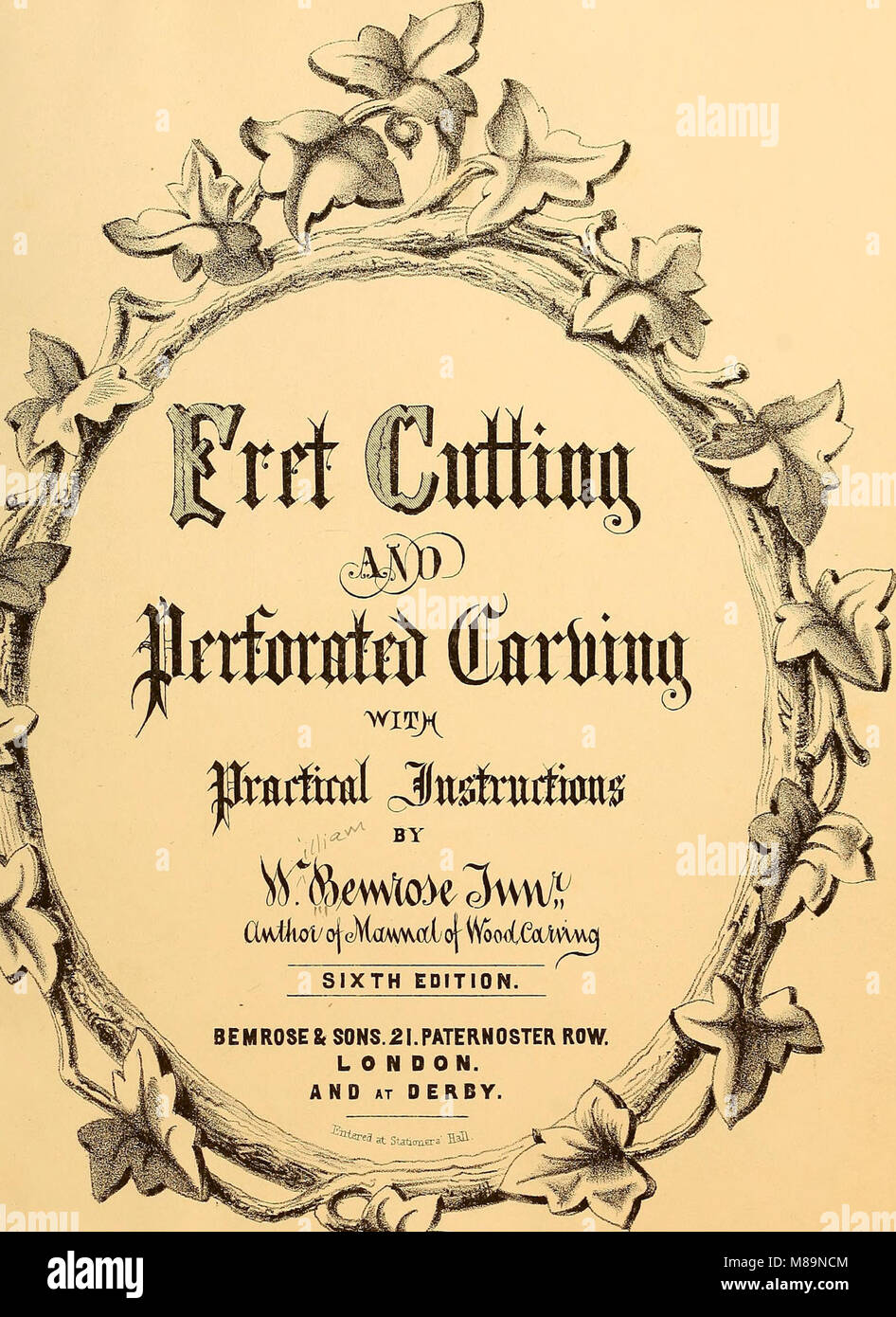 Fret cutting and perforated carving, with practical instructions (1870 ...