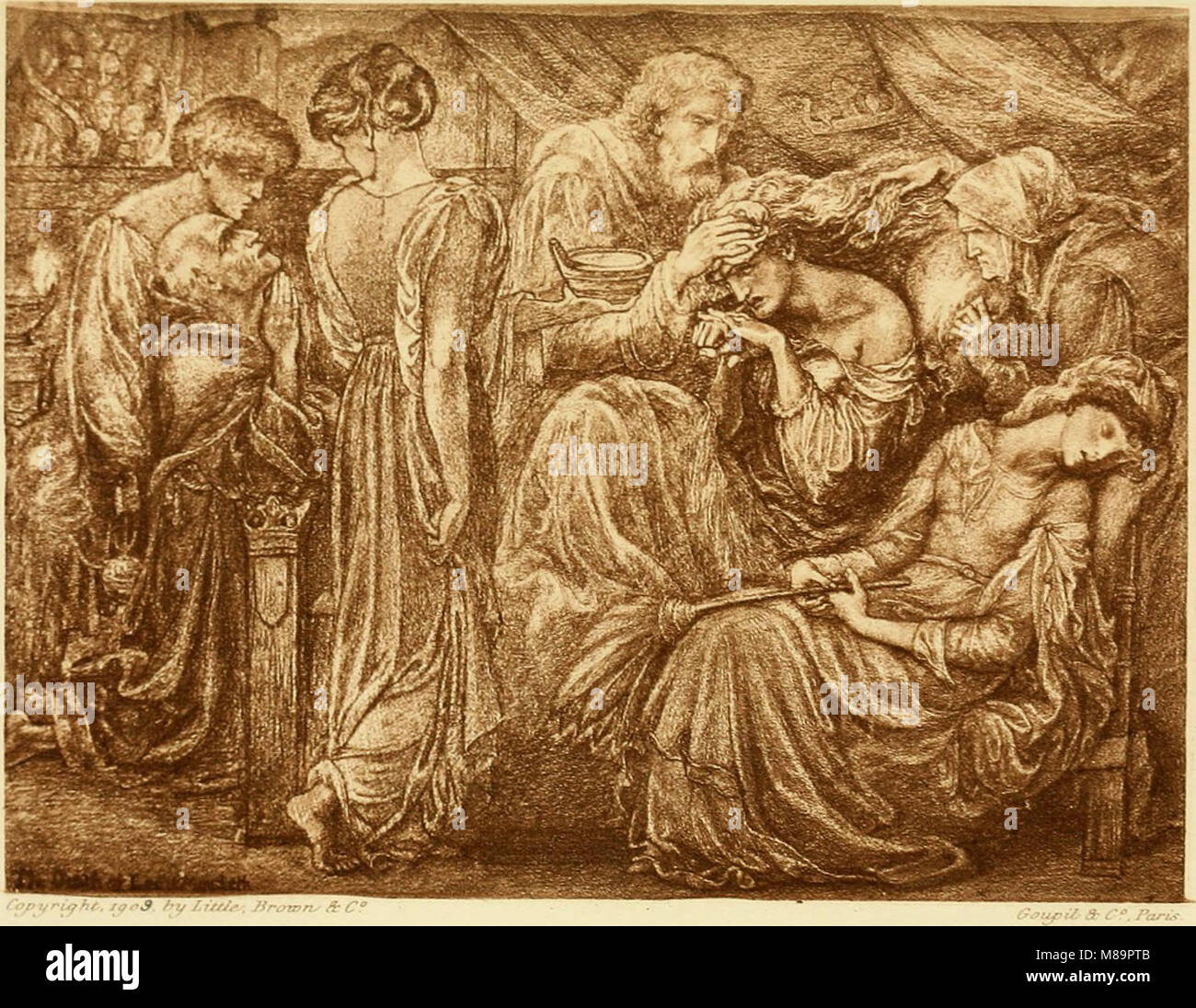 The 1909 'Gallery of Shakespeare Illustrations' features celebrated ...