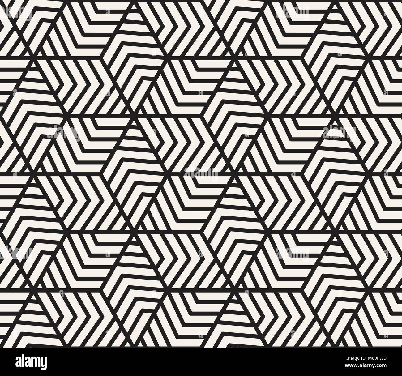 Vector seamless pattern. Modern stylish abstract texture. Repeating geometric tiles Stock Vector ...