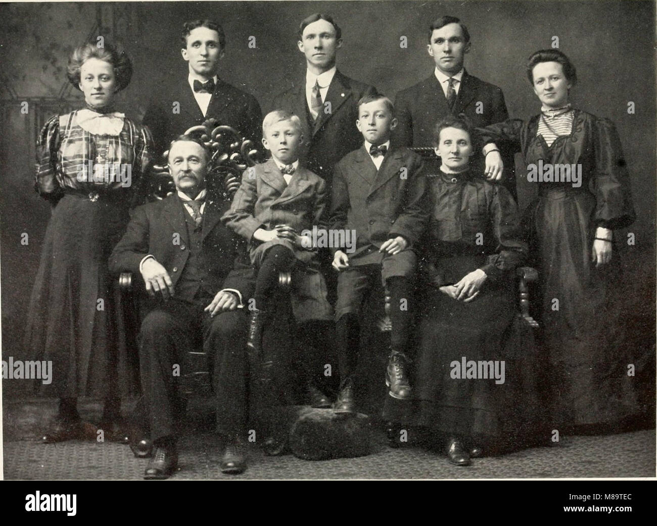 A 1912 publication detailing the genealogical and personal history of ...