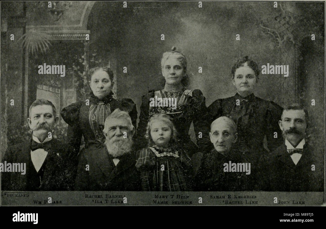 The 'Genealogy of the Current and Hobson Families' (1906) traces the ...