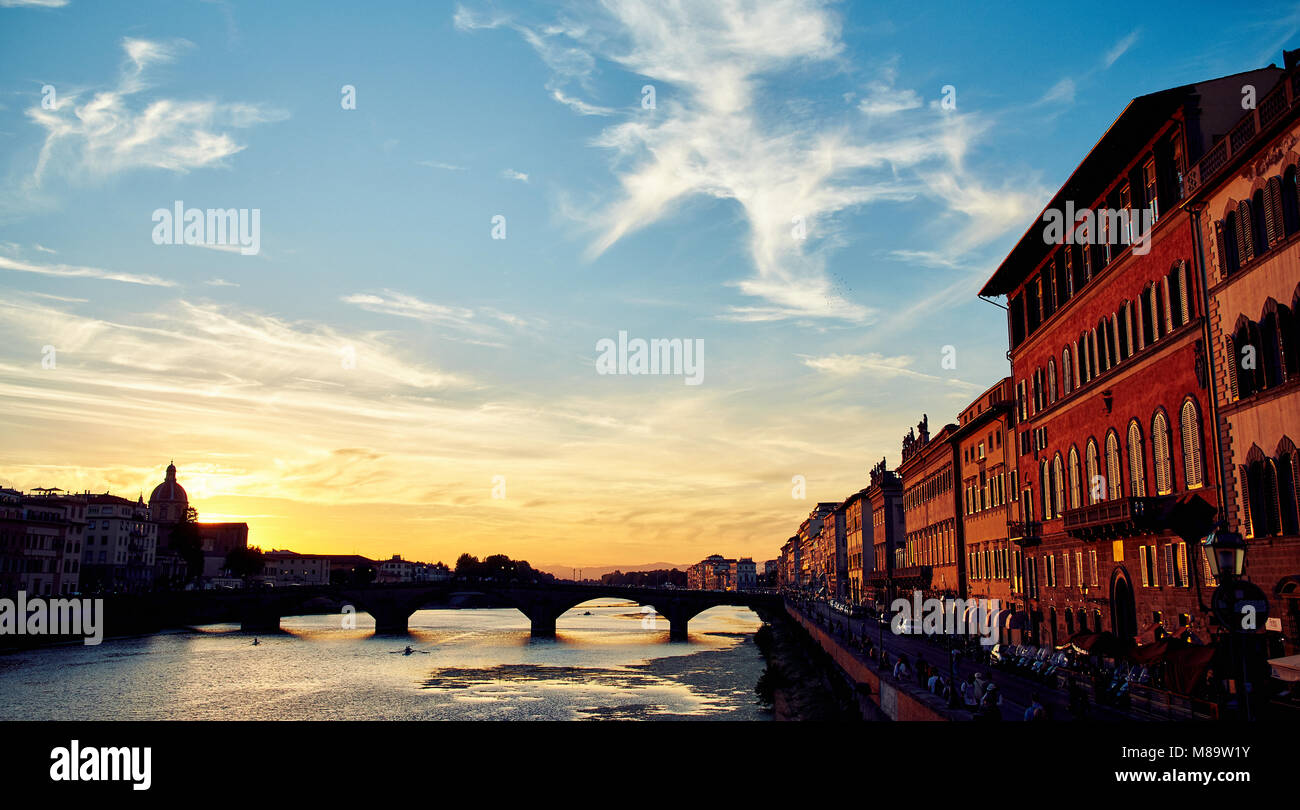 Sunset sky over tuscany hi-res stock photography and images - Alamy