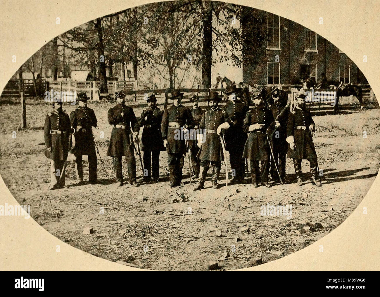 General Logan and his staff Stock Photo - Alamy