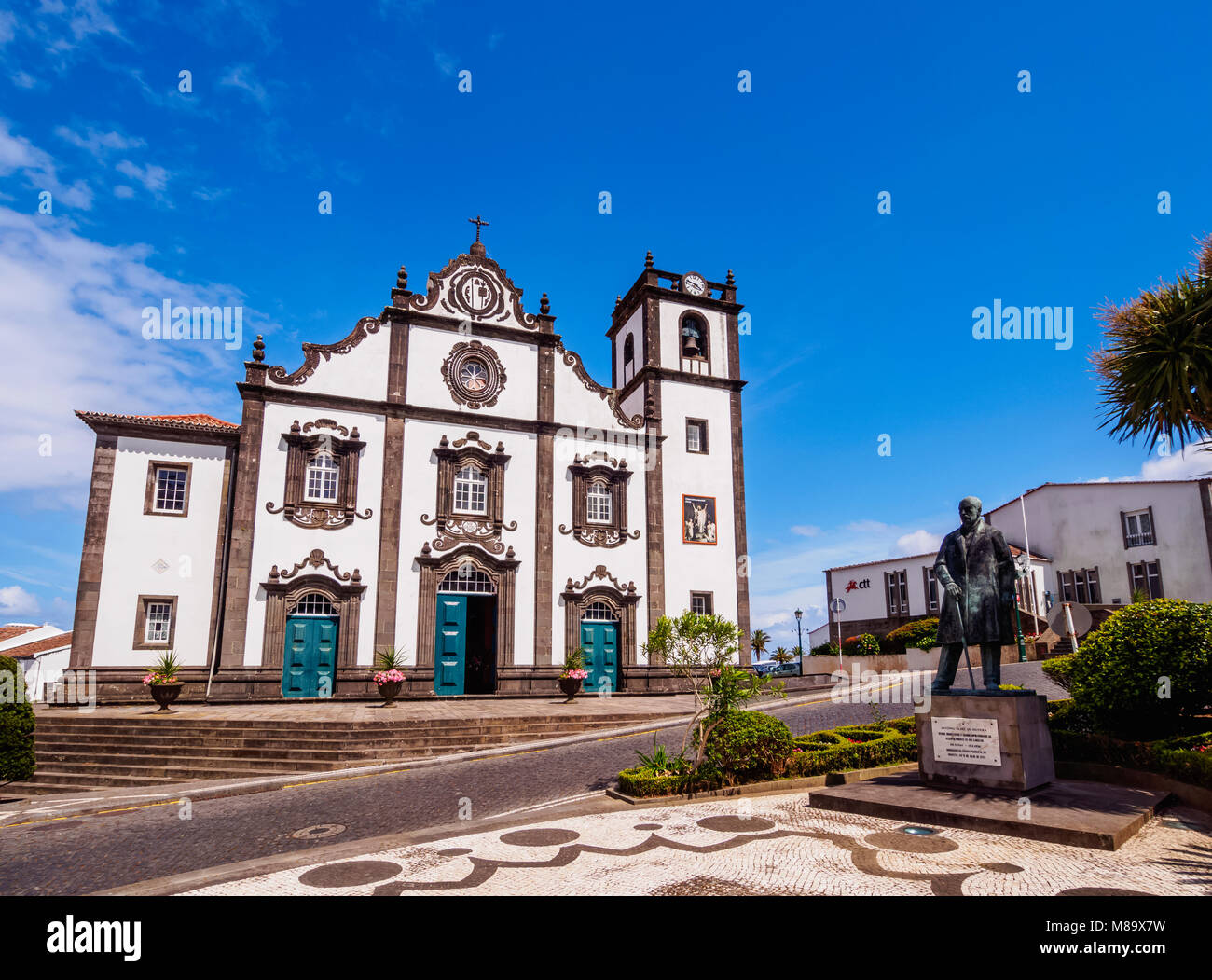 Church of Sao Jorge, Nordeste, Sao Miguel Island, Azores, Portugal ...