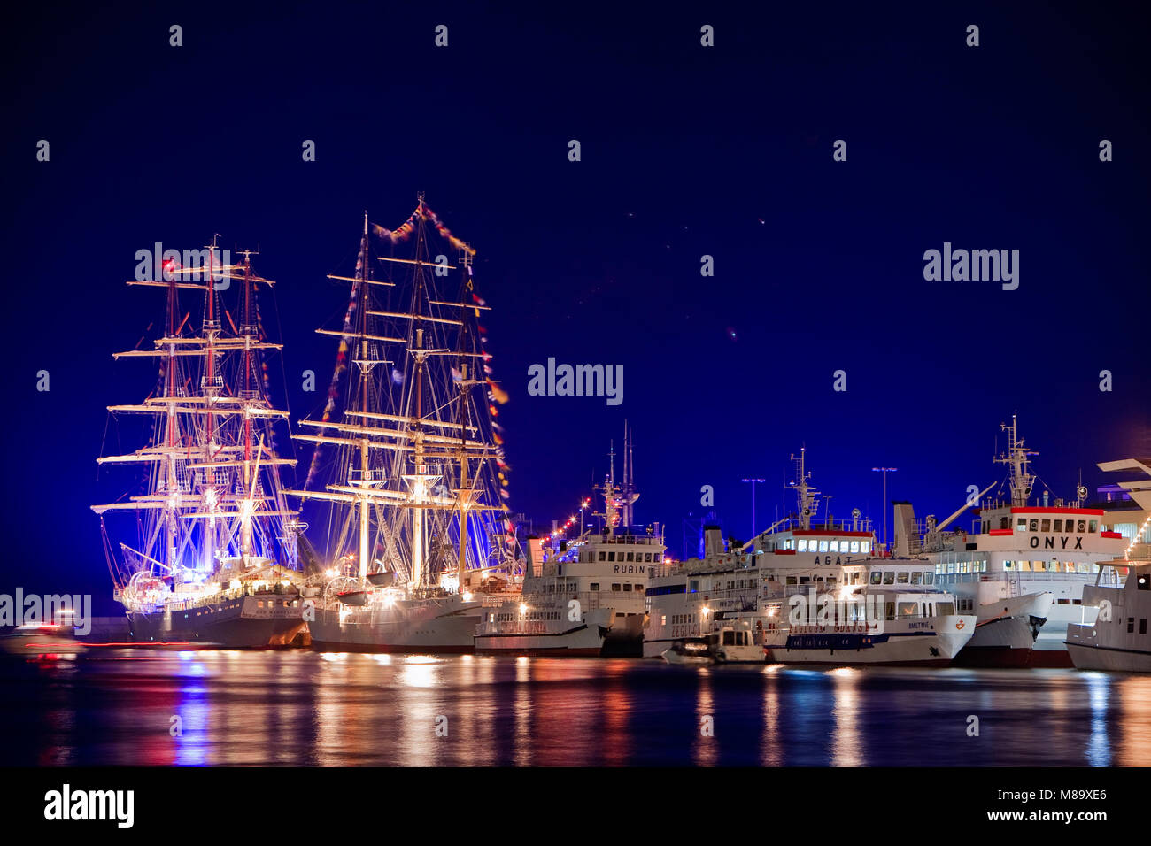 Beautiful sailing ships in hi-res stock photography and images - Alamy