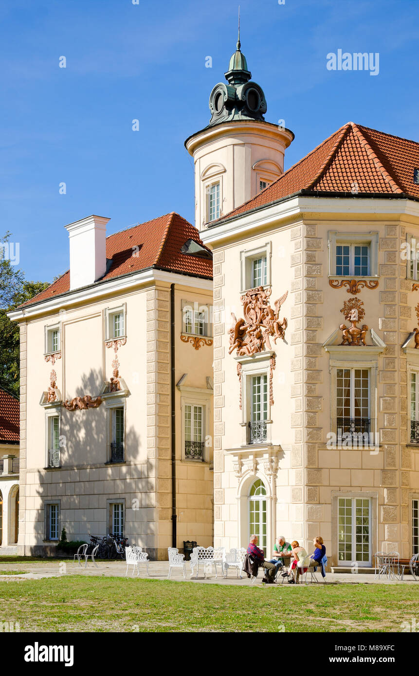 Bielinski family palace (17th century). A baronial residence complex in ...