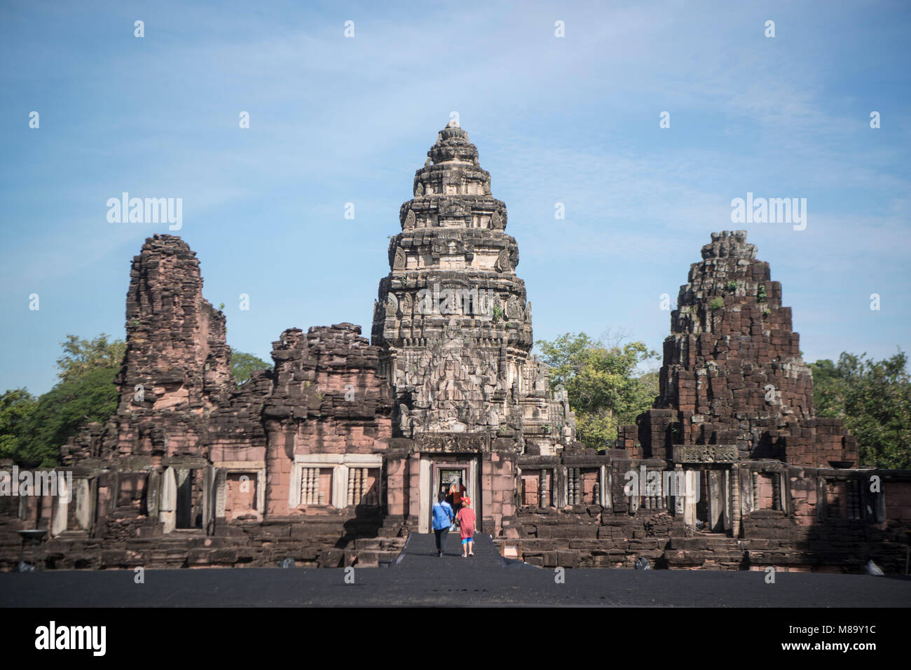 the Khmer Temple Ruins of the Phimai Historical park at the Phimai ...