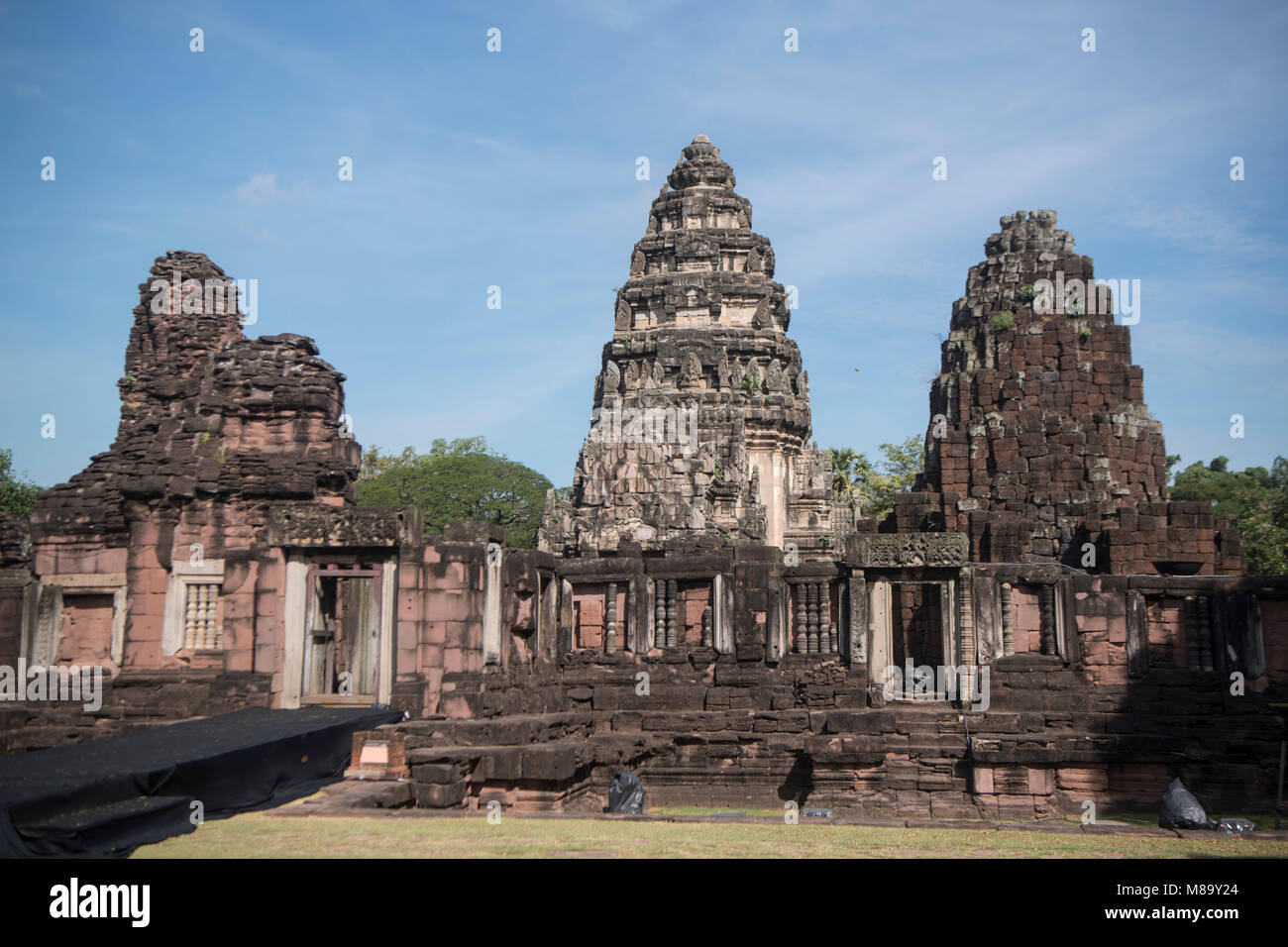 the Khmer Temple Ruins of the Phimai Historical park at the Phimai ...