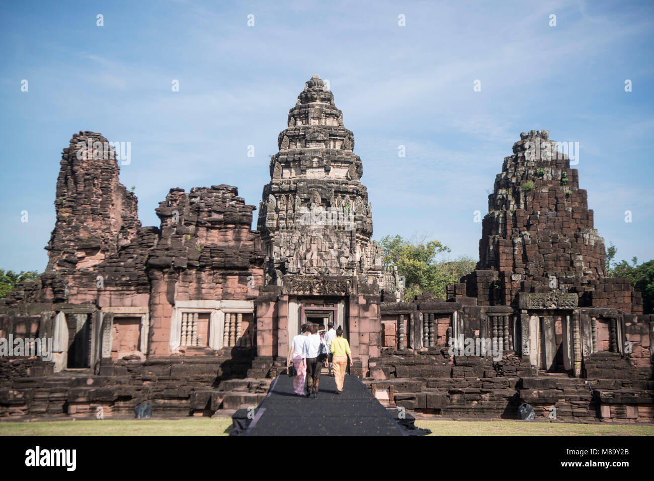 the Khmer Temple Ruins of the Phimai Historical park at the Phimai ...