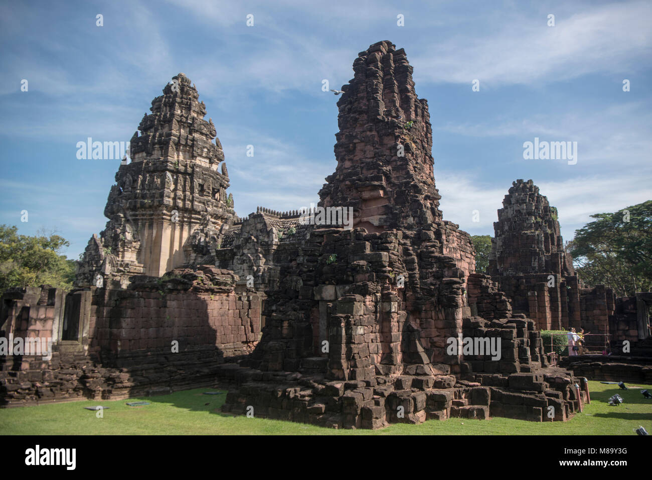 the Khmer Temple Ruins of the Phimai Historical park at the Phimai ...