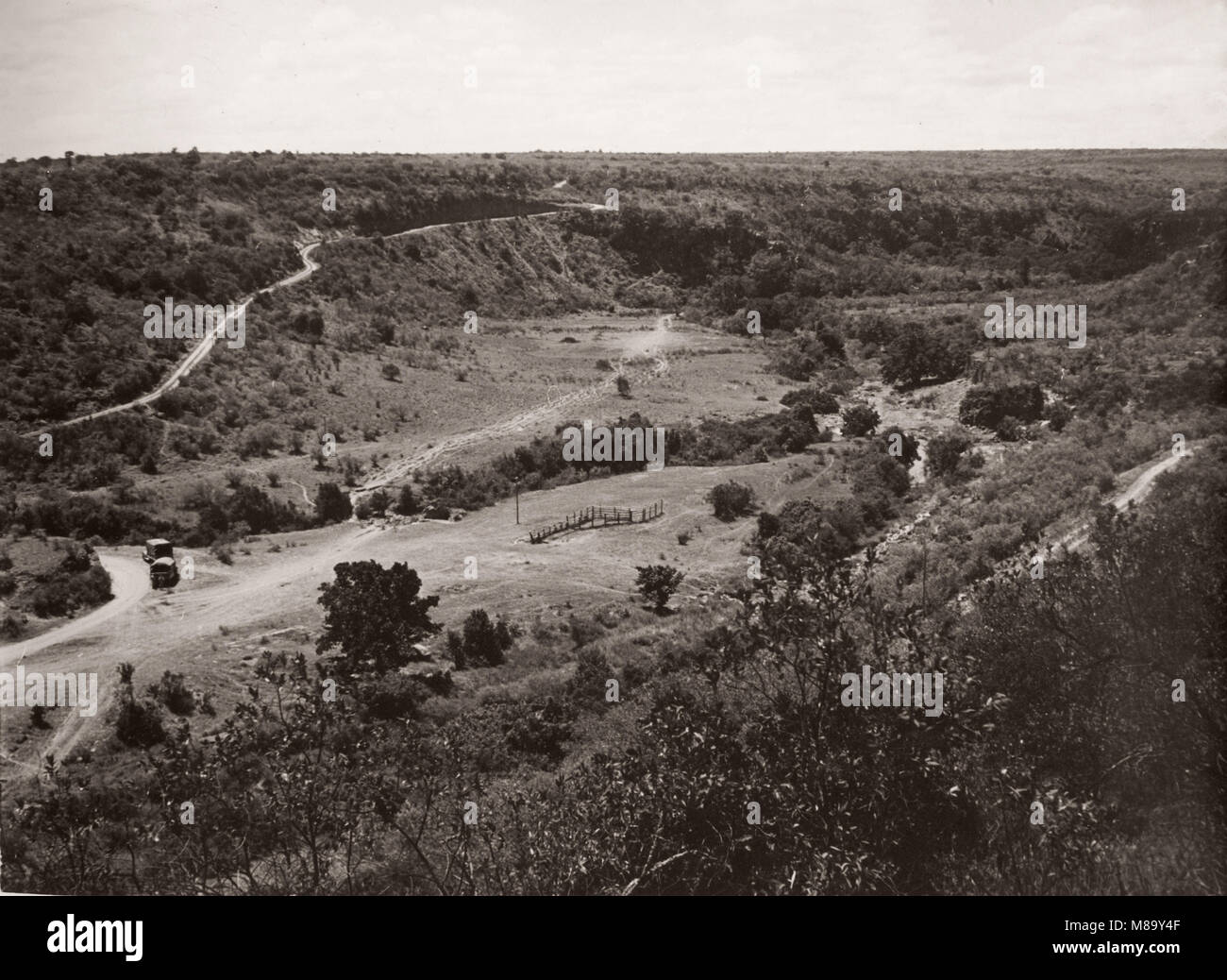 1940s East Africa - rift valley scenery, Kenya Stock Photo - Alamy