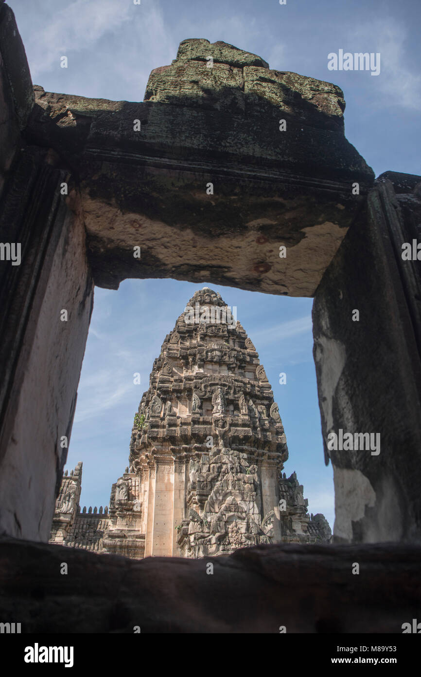 the Khmer Temple Ruins of the Phimai Historical park at the Phimai ...