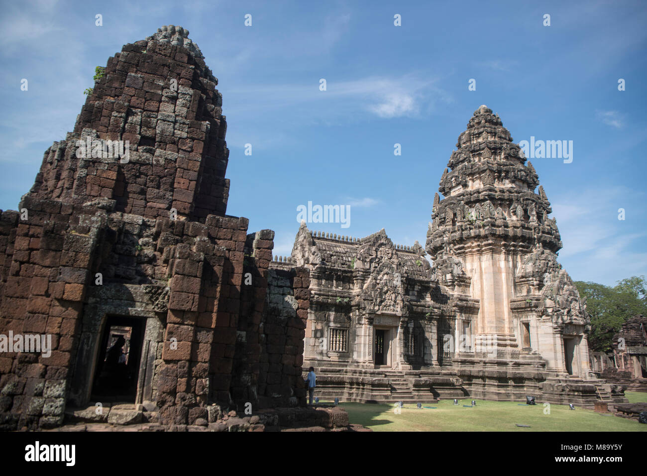the Khmer Temple Ruins of the Phimai Historical park at the Phimai ...