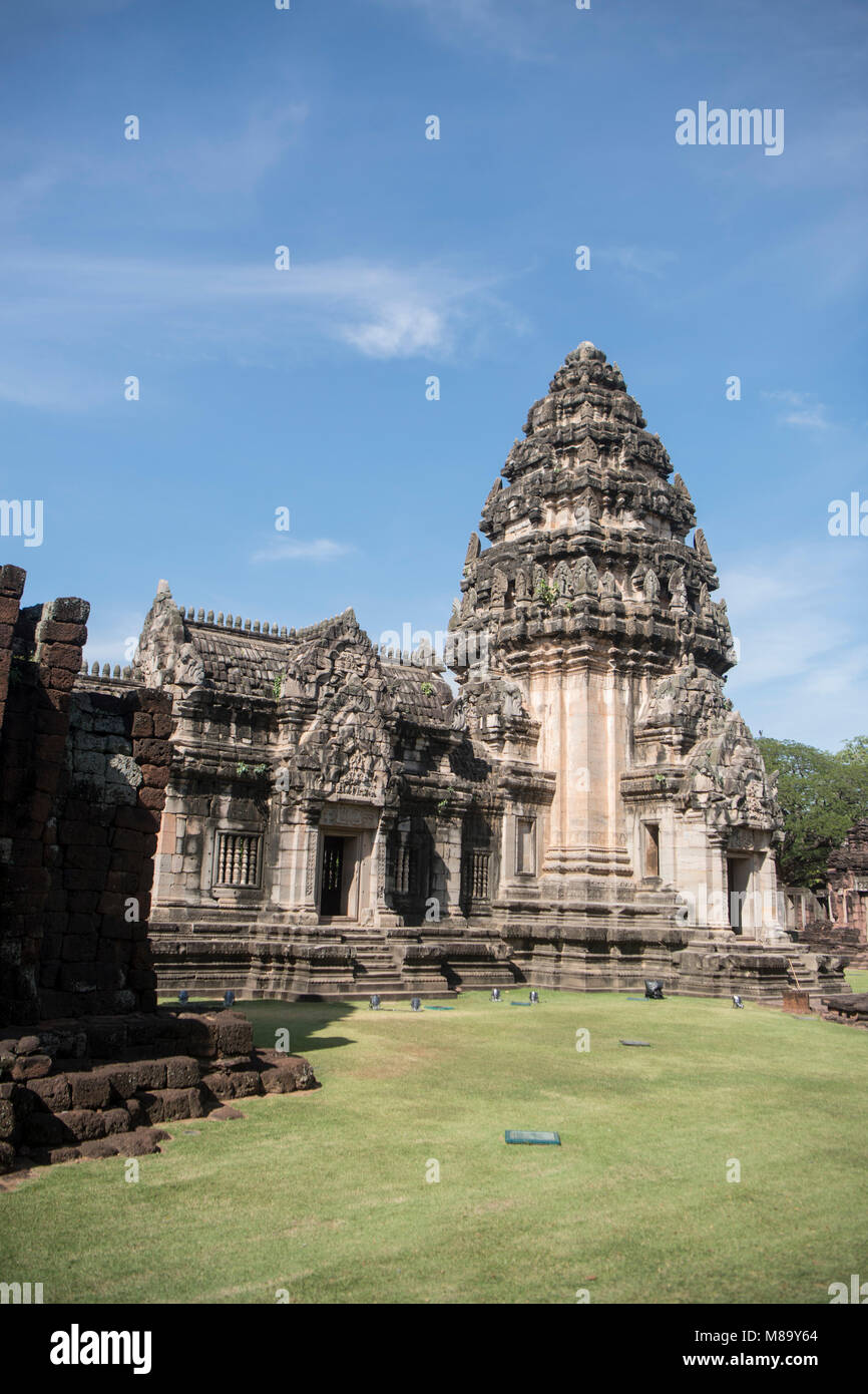 the Khmer Temple Ruins of the Phimai Historical park at the Phimai ...