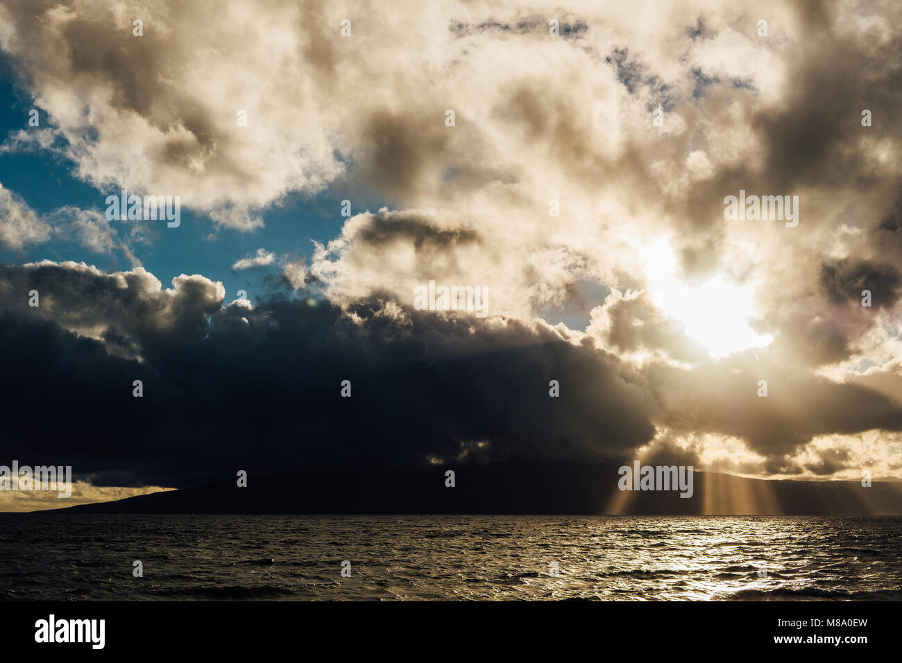 Partly cloudy sunset hi-res stock photography and images - Alamy