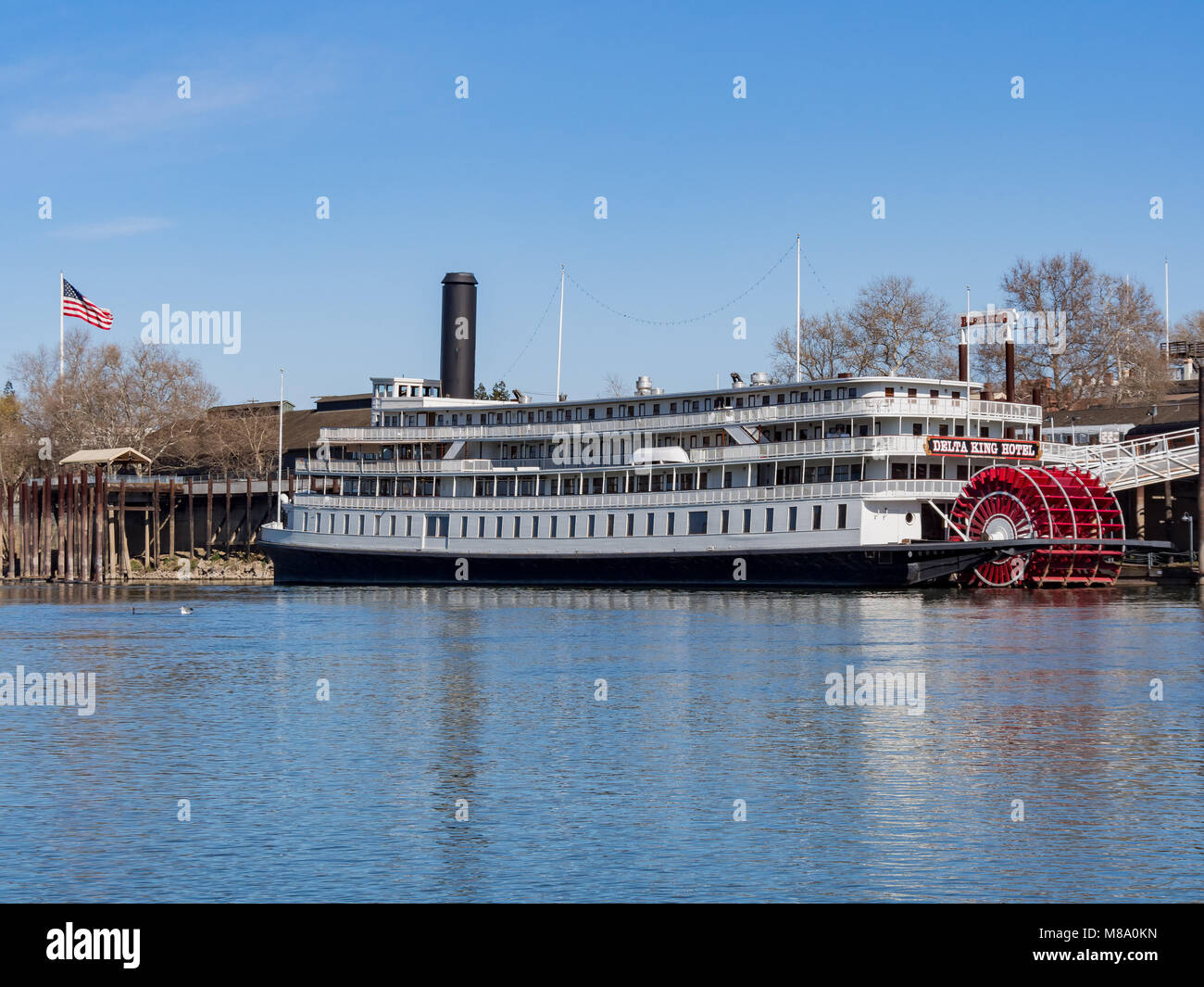 Sacramento river skyline delta king hi-res stock photography and images ...
