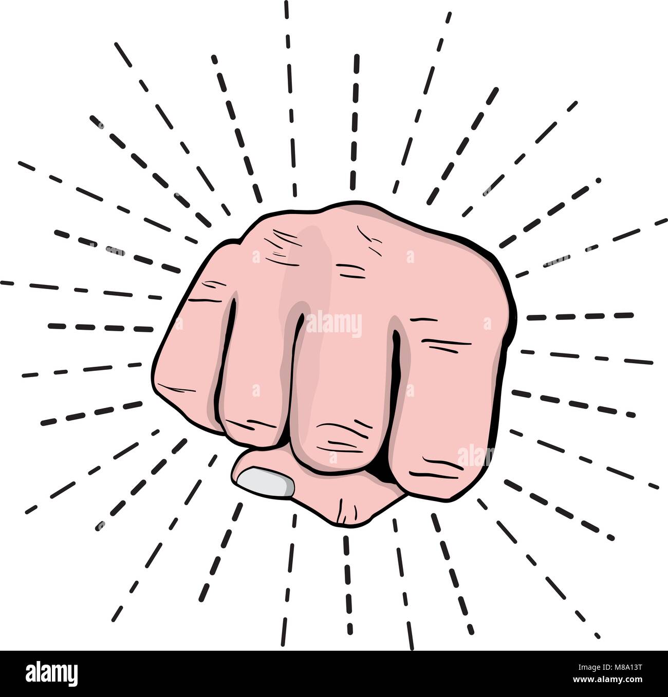 person hand oppose demonstration revolution Stock Vector Image & Art ...
