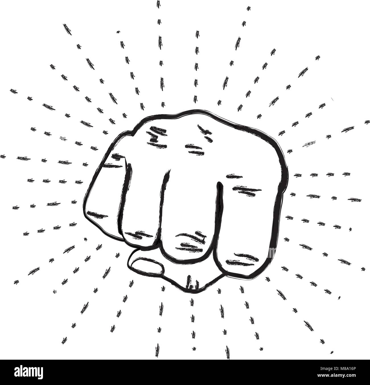 Protesting hand Black and White Stock Photos & Images - Alamy