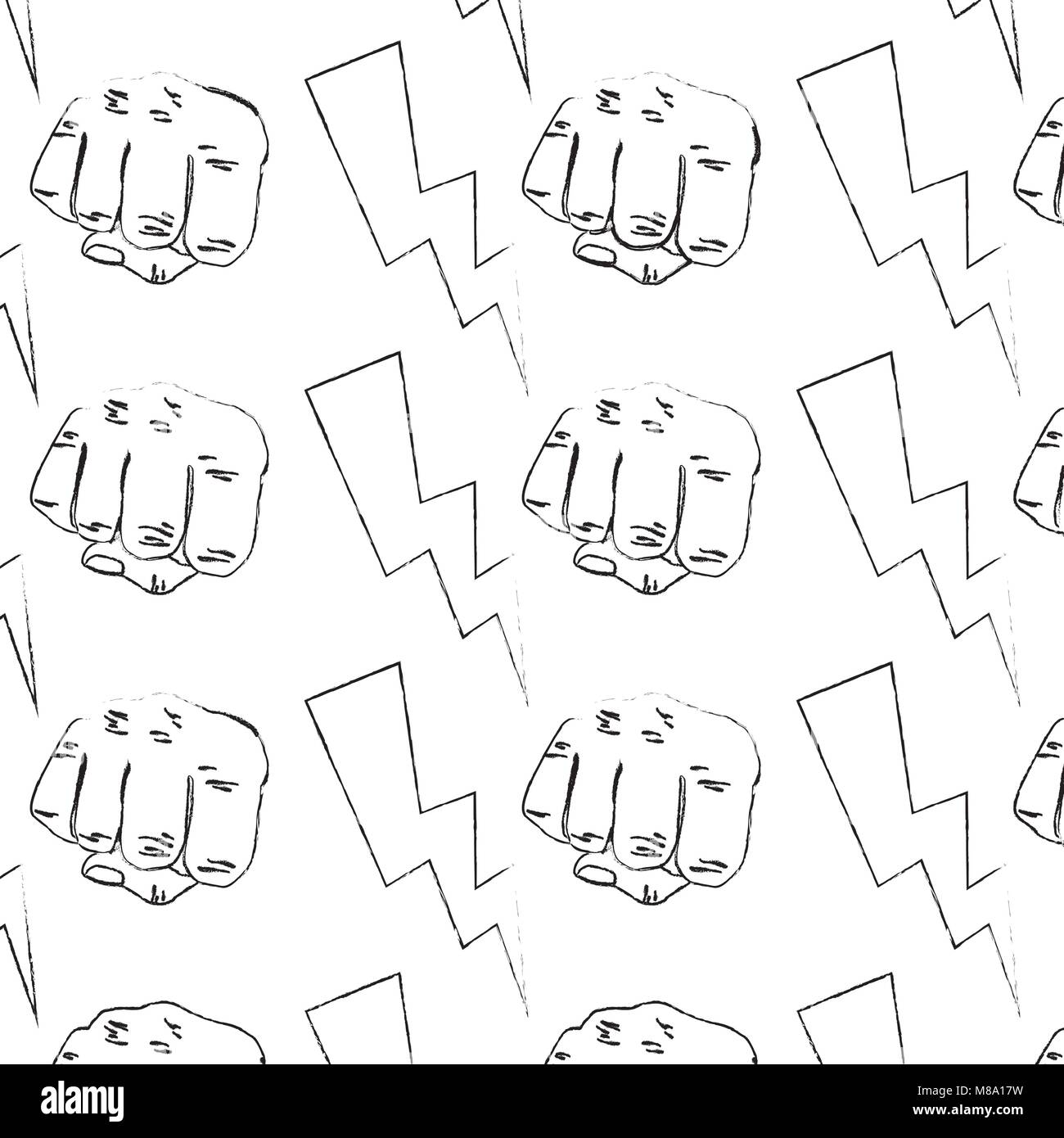 grunge hand oppose revolution and ray background Stock Vector Image ...