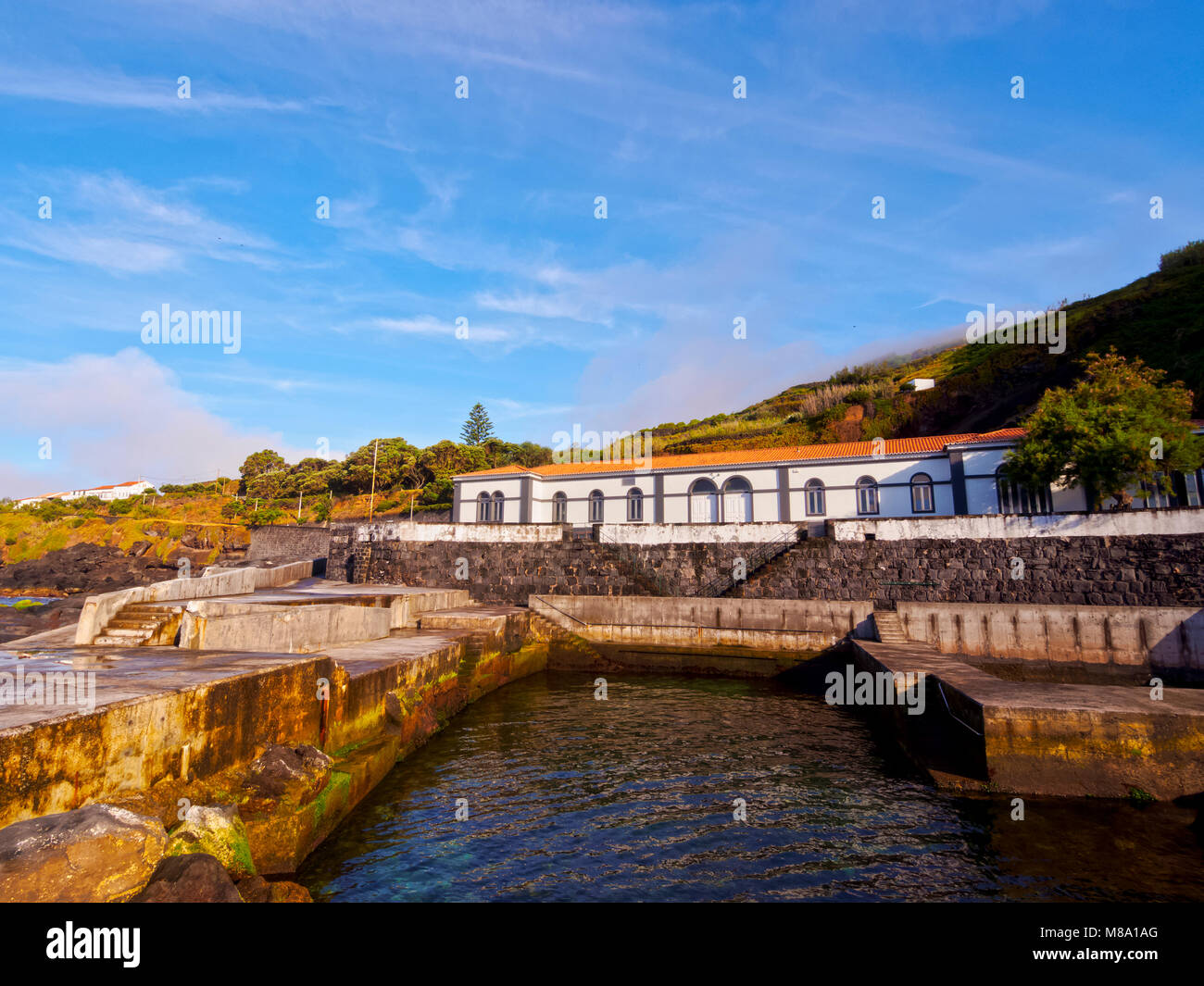 Termas do Carapacho, spa, Graciosa Island, Azores, Portugal Stock Photo ...