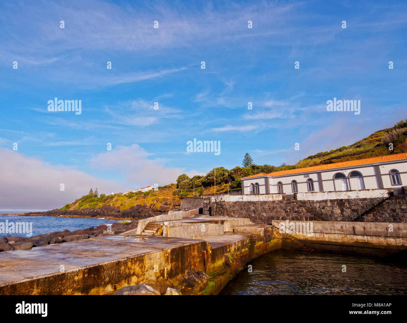 Termas do Carapacho, spa, Graciosa Island, Azores, Portugal Stock Photo ...