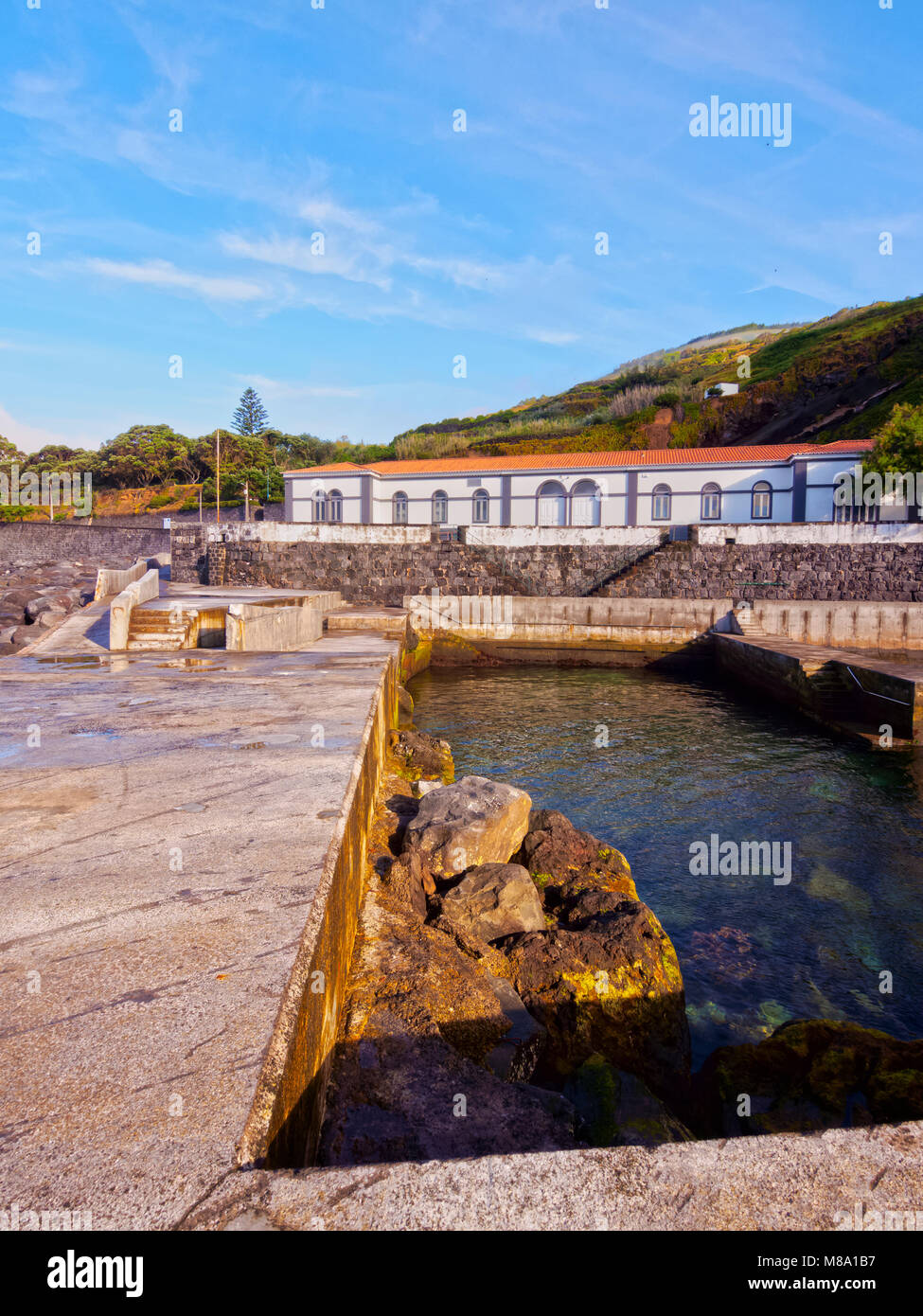 Termas do Carapacho, spa, Graciosa Island, Azores, Portugal Stock Photo ...