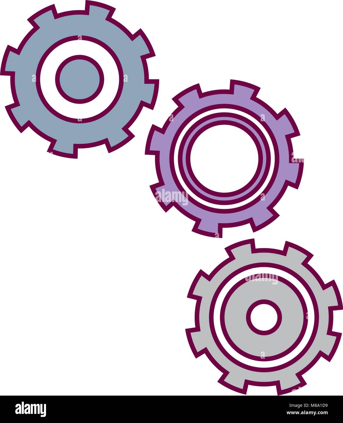 engeneering gears process industry machine Stock Vector Image & Art - Alamy