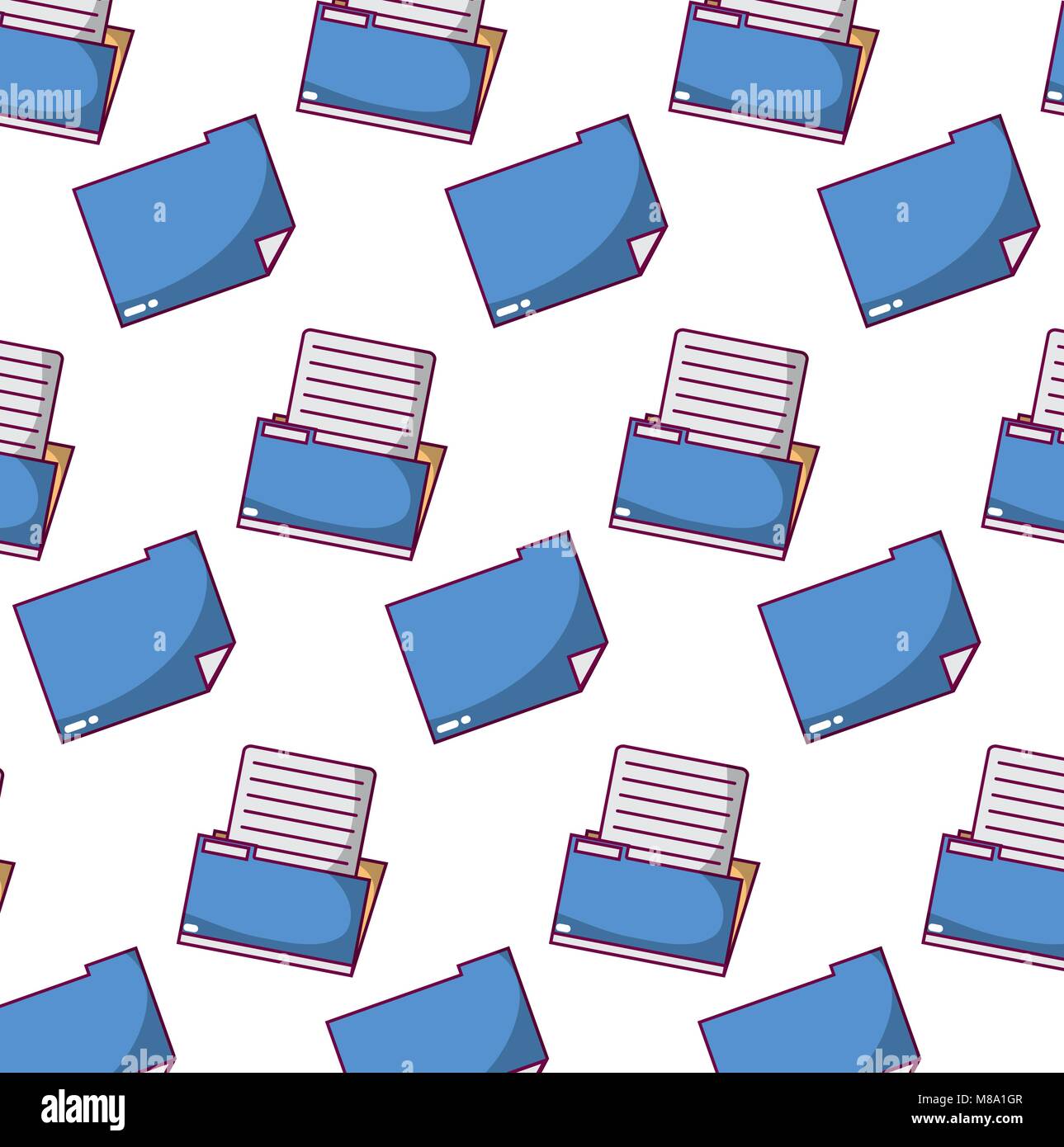 folder file with business document background Stock Vector Image & Art ...