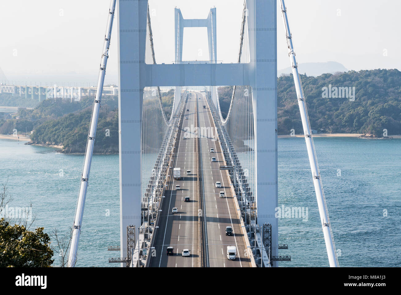 Great Seto Bridge view from Mt.Washu, Kurashiki City, Okayama ...