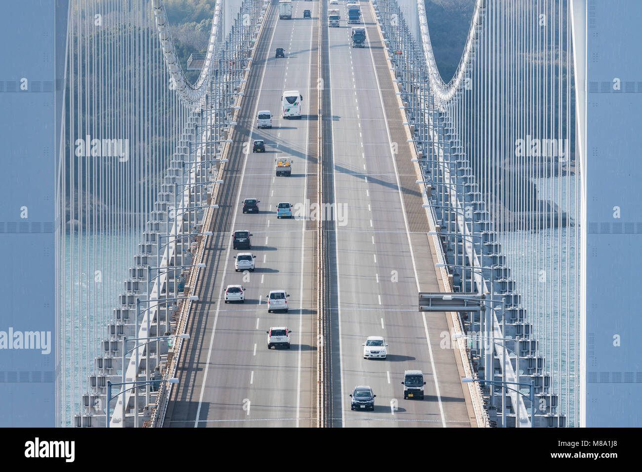Great Seto Bridge view from Mt.Washu, Kurashiki City, Okayama ...