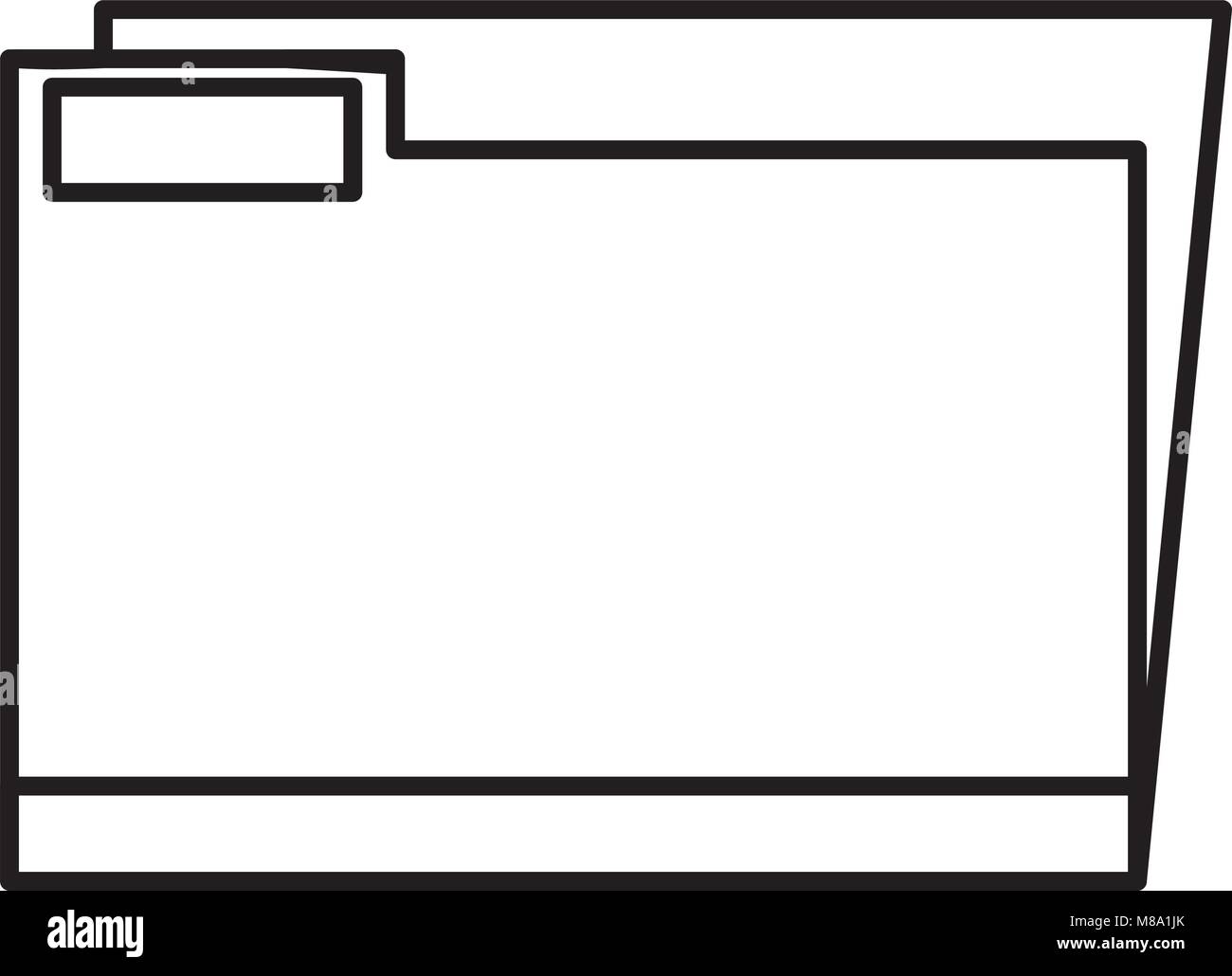 line folder file archive information paper Stock Vector Image & Art - Alamy