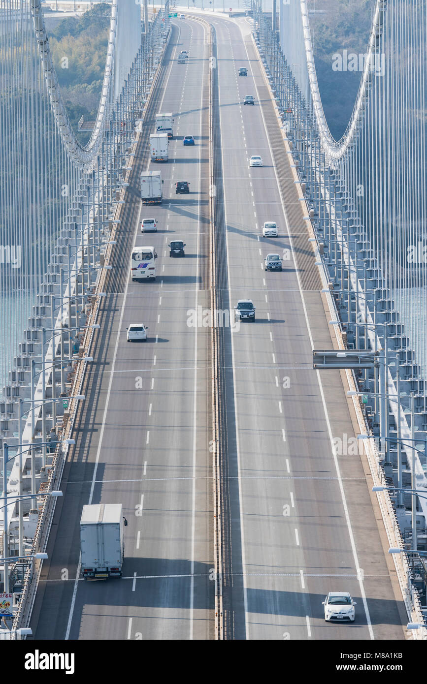 Great Seto Bridge view from Mt.Washu, Kurashiki City, Okayama ...