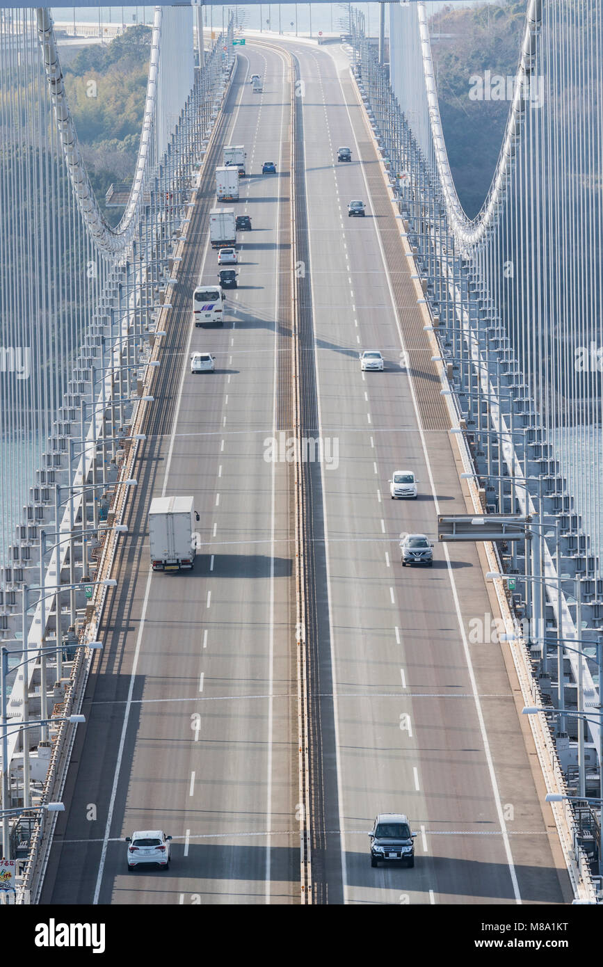 Great Seto Bridge view from Mt.Washu, Kurashiki City, Okayama ...