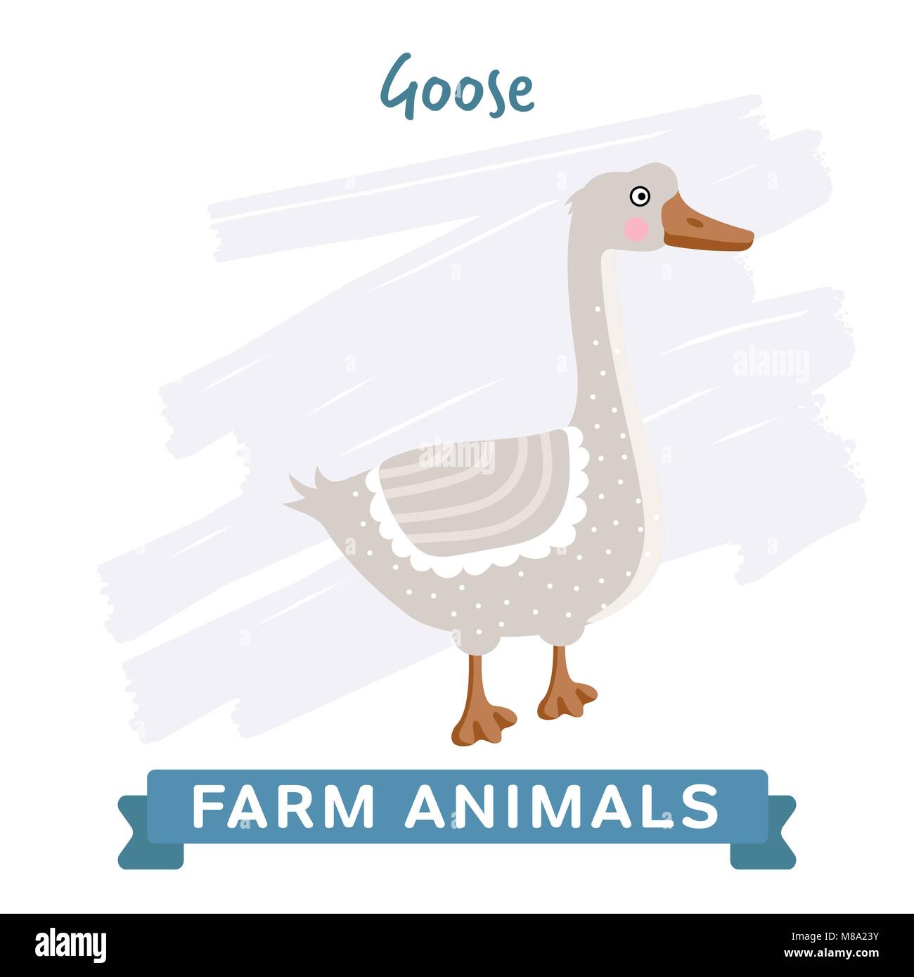Goose isolated, vector Stock Vector Image & Art - Alamy