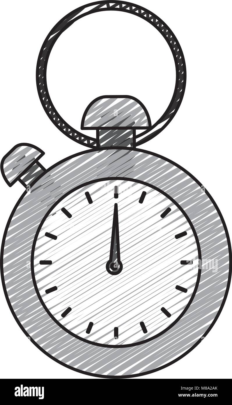 doodle pocket and hand watch object design Stock Vector Image & Art - Alamy