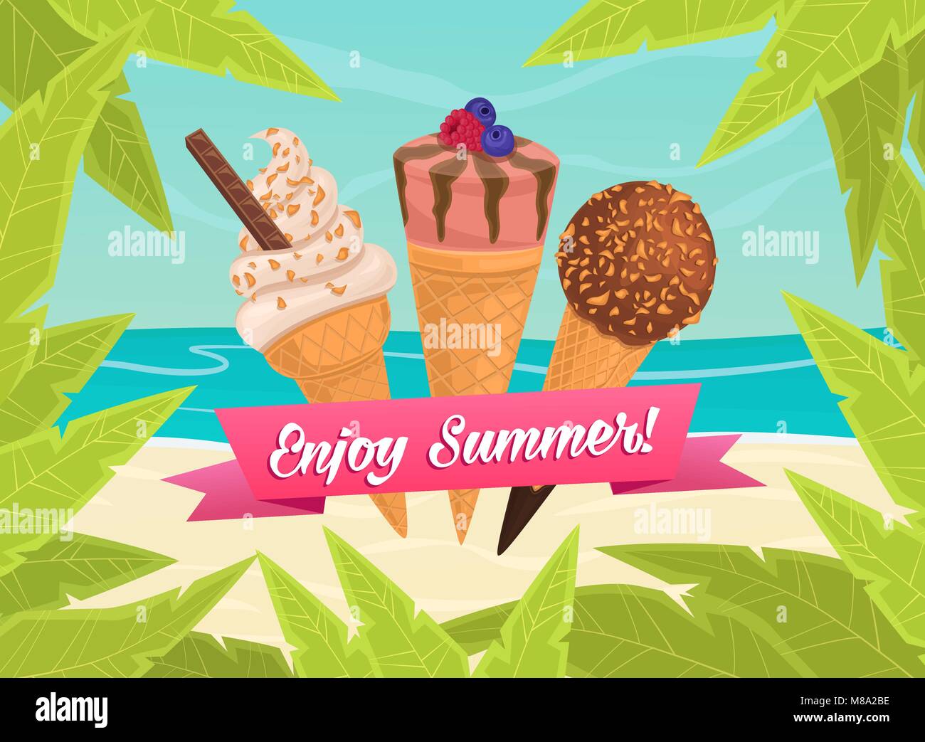 White ice cream cup Stock Vector Images - Alamy