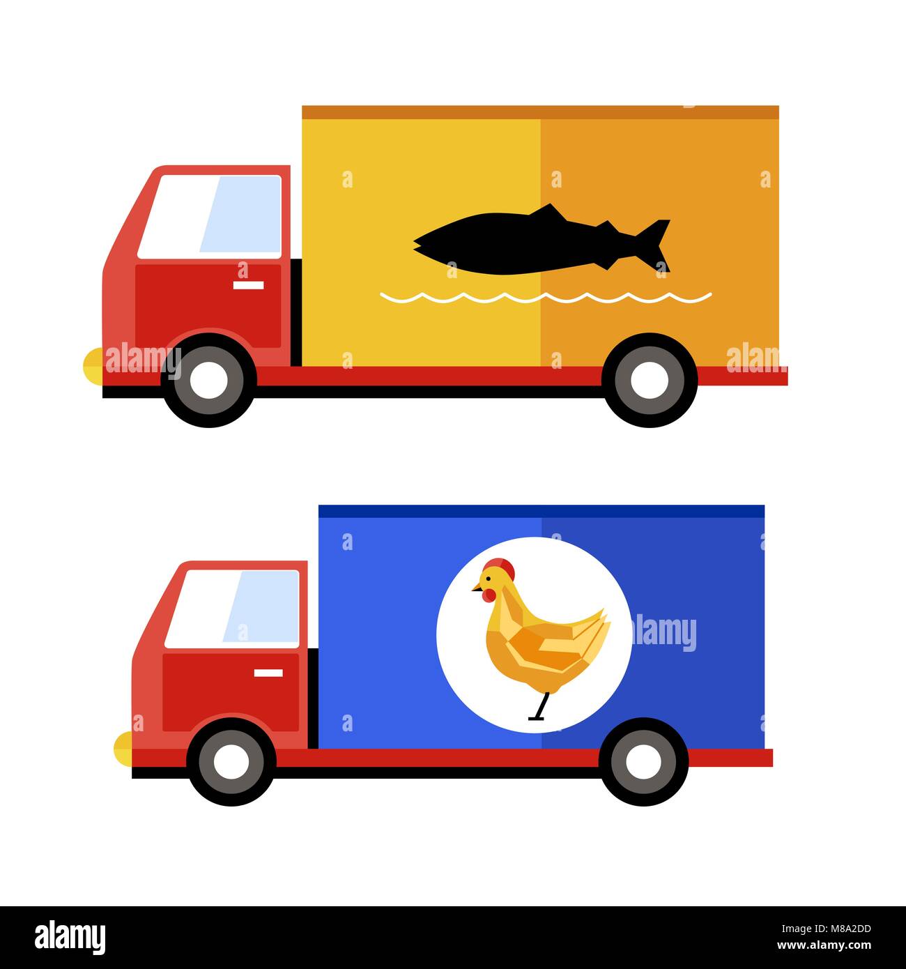 Food delivery, vector illustration Stock Vector Image & Art - Alamy