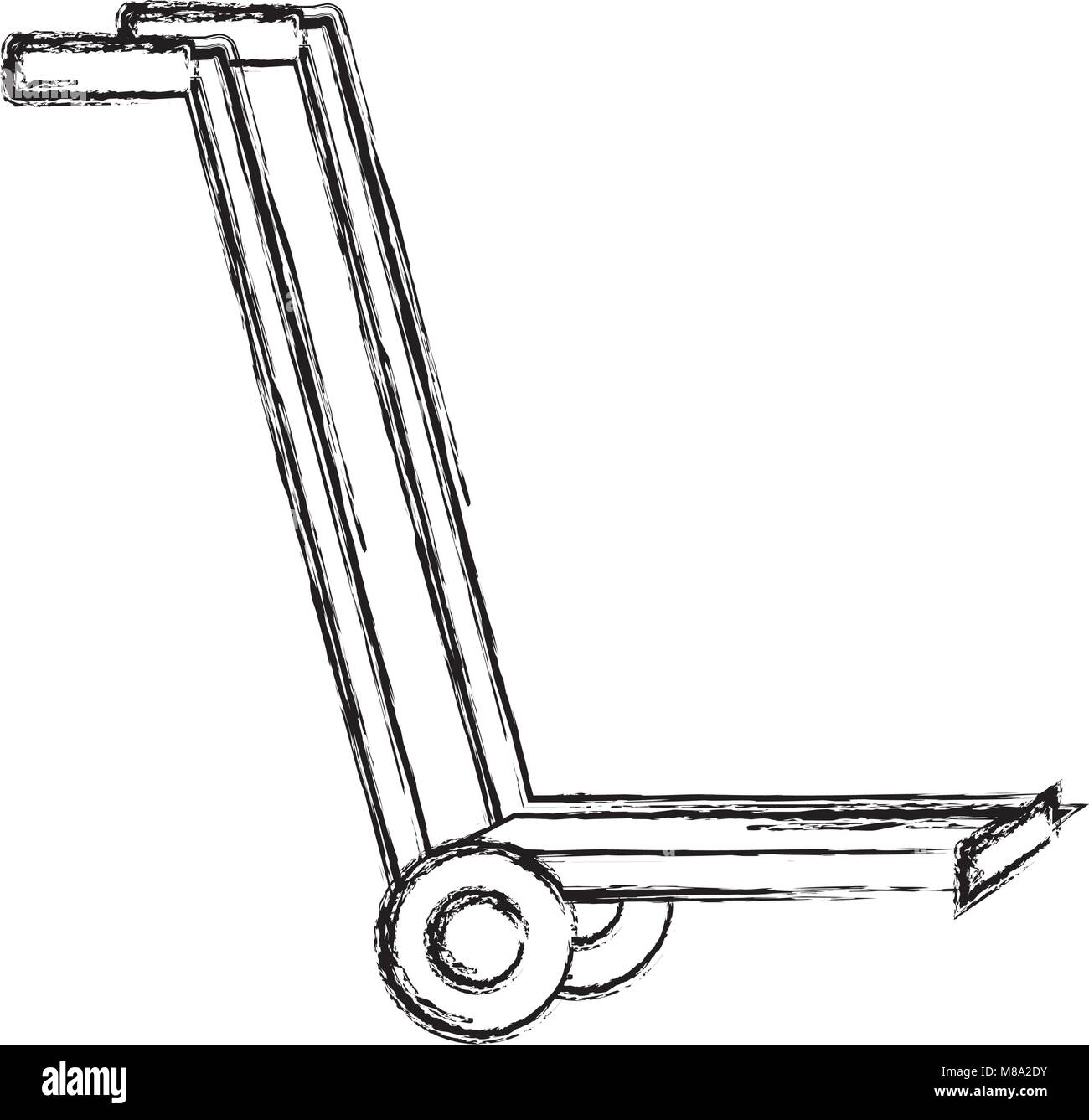 Platform trolleys Stock Vector Images - Alamy