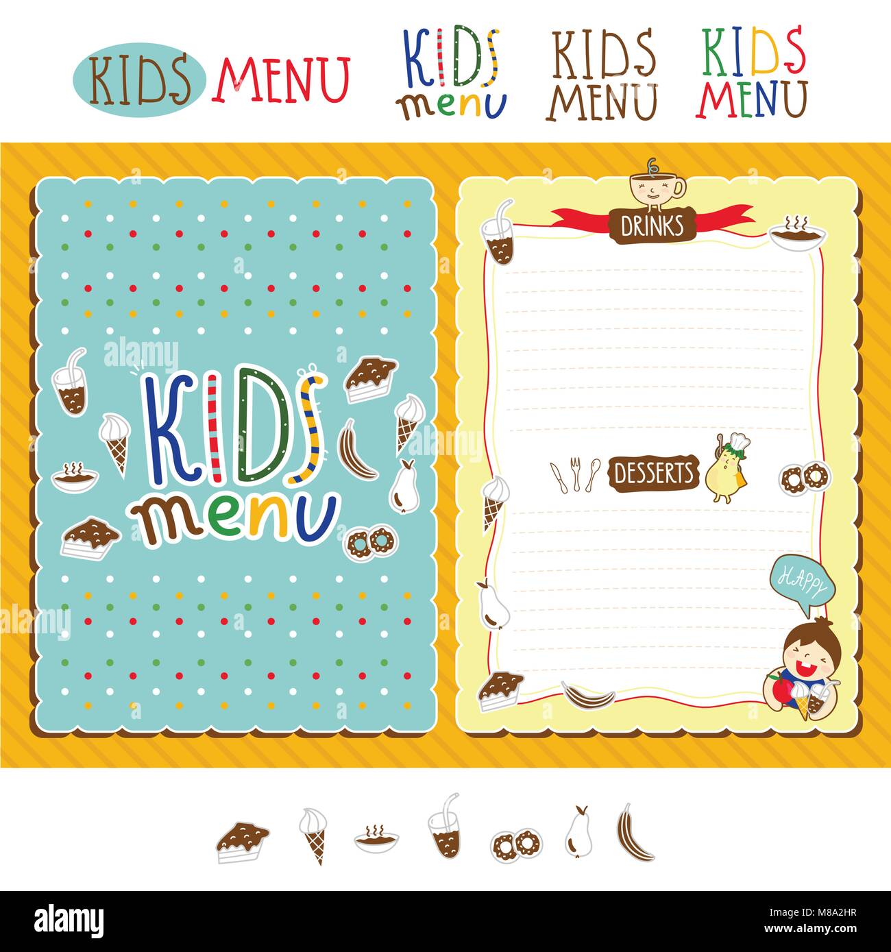 Menu border hi-res stock photography and images - Alamy