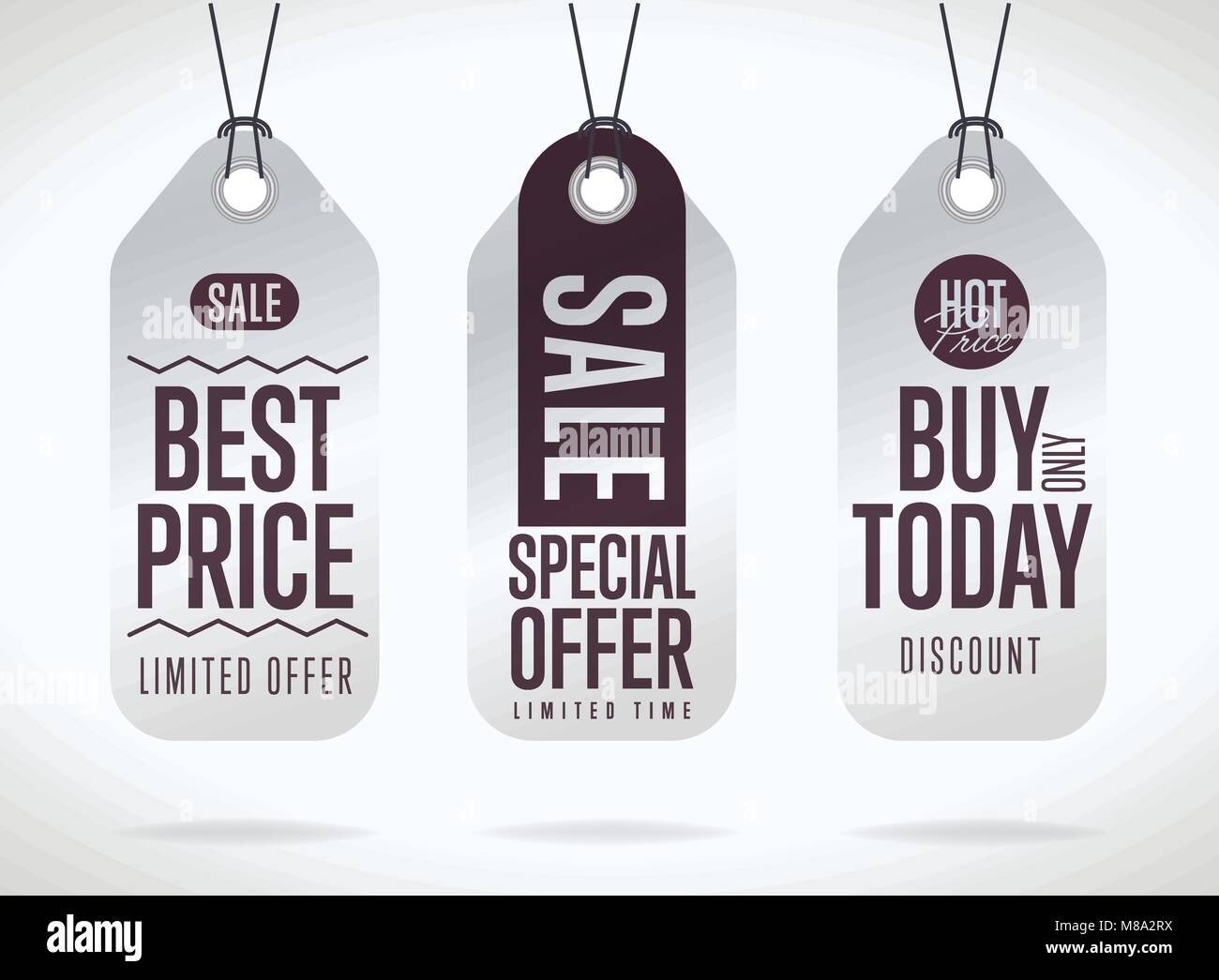 Sale tag vector isolated set Stock Vector Image & Art - Alamy